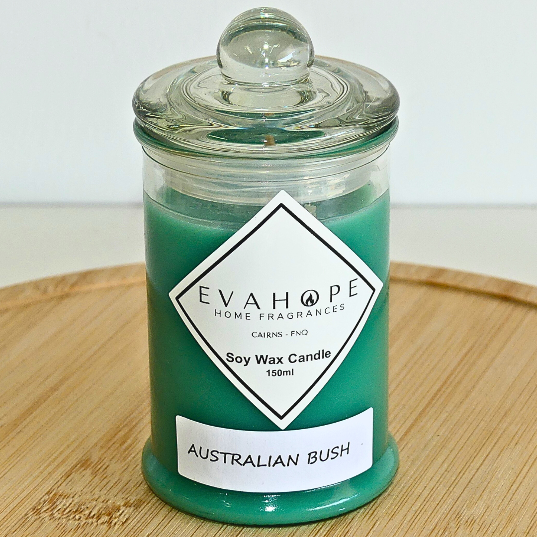 AUSTRALIAN BUSH - 150ml Soy Wax Scented Candle – Evahope Home Fragrances